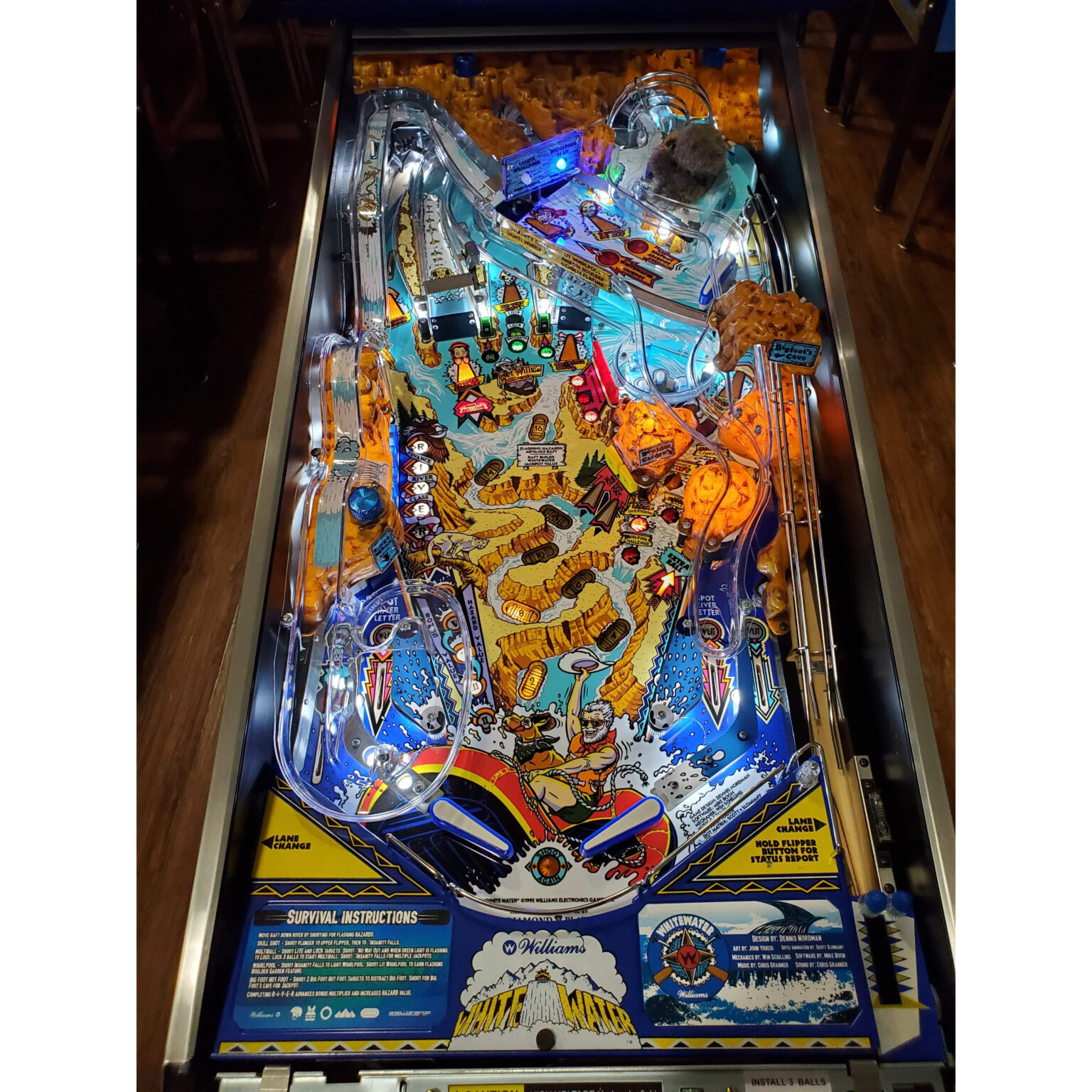 Buy White Water Pinball Machine by Williams (High End Restoration ...