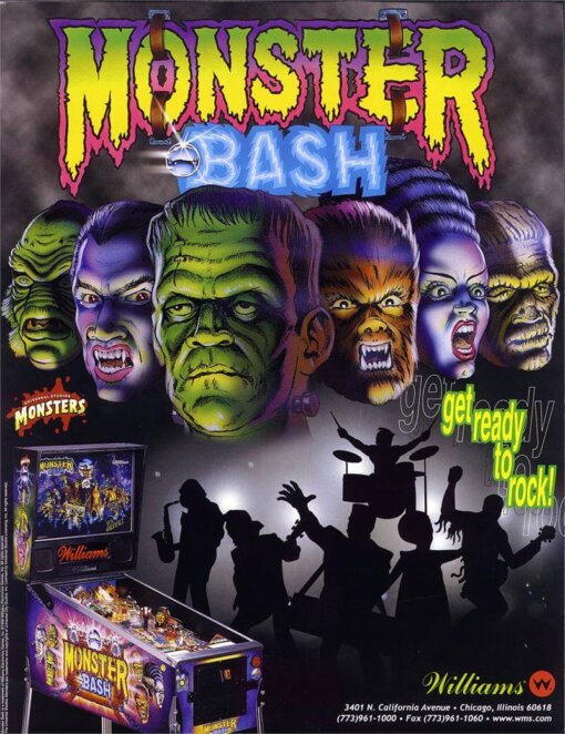 Buy Monster Bash Pinball Machine by Williams Online at $15999