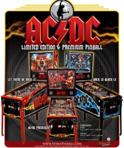 Buy AC/DC Premium Pinball Machine by Stern Online at $12999