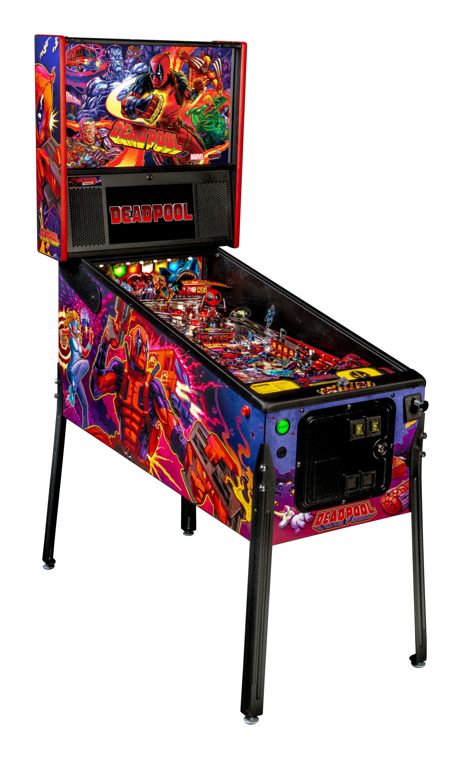Buy Deadpool Pro Pinball Machine by Stern Online at $7999