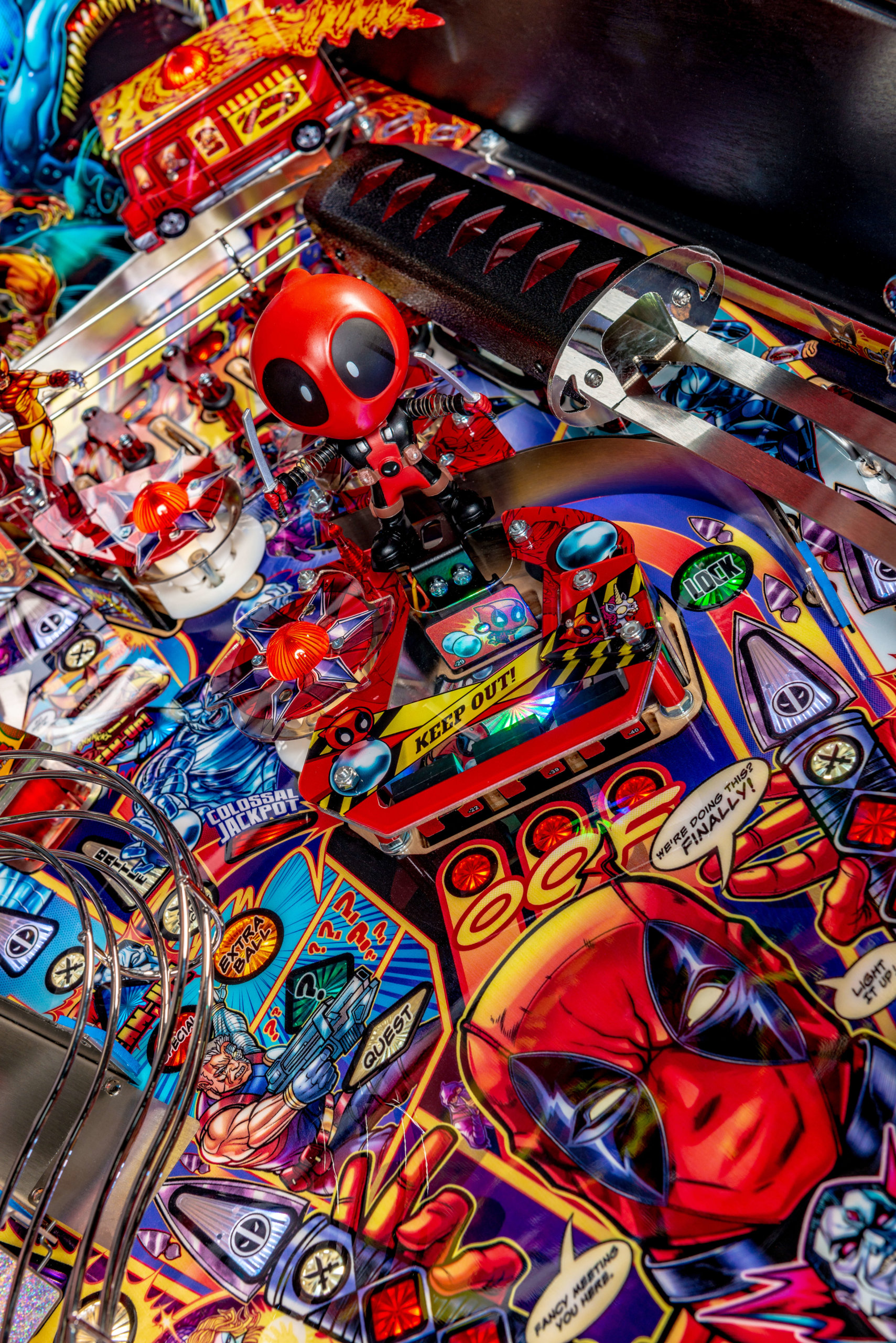 Buy Deadpool Pro Pinball Machine by Stern Online at $7999