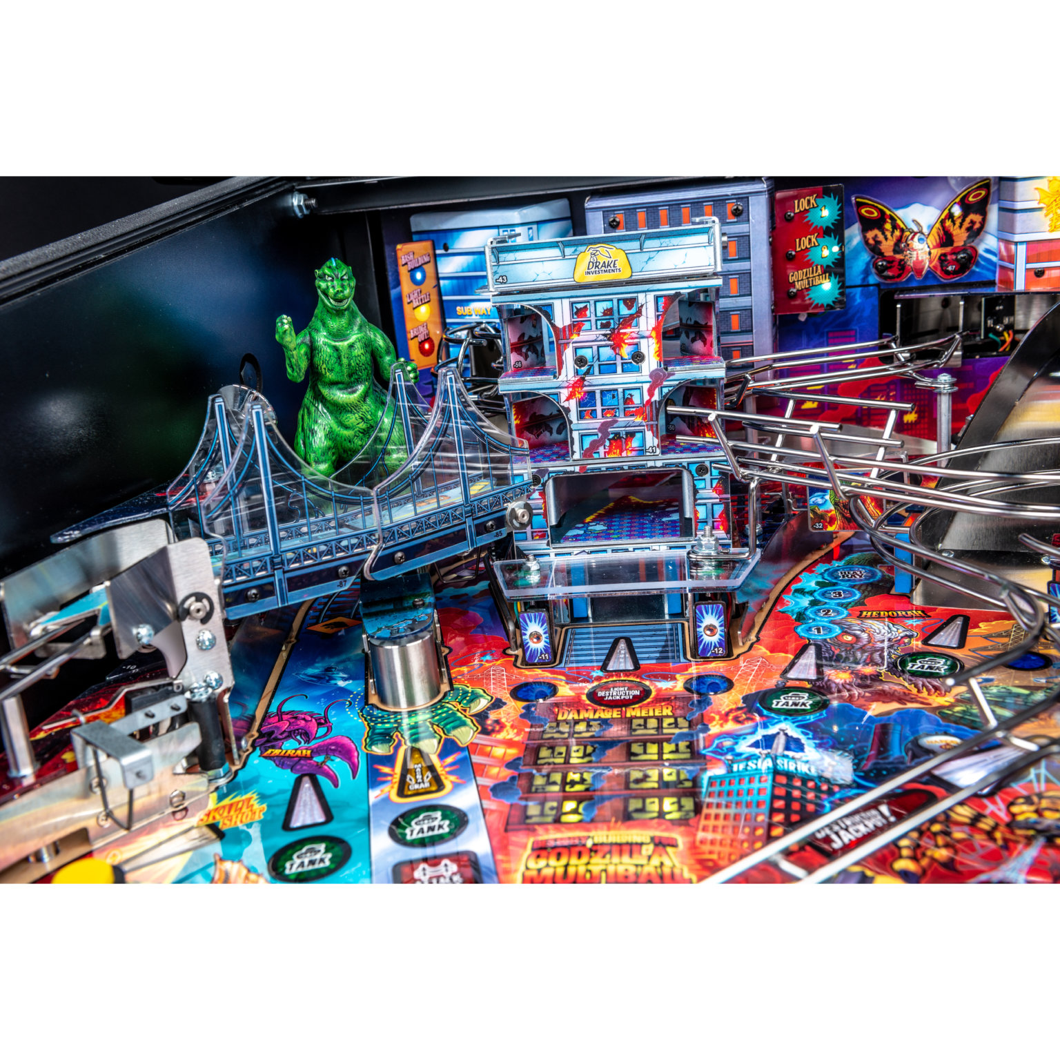 Buy Godzilla Premium Pinball Machine by Stern Online at $11499