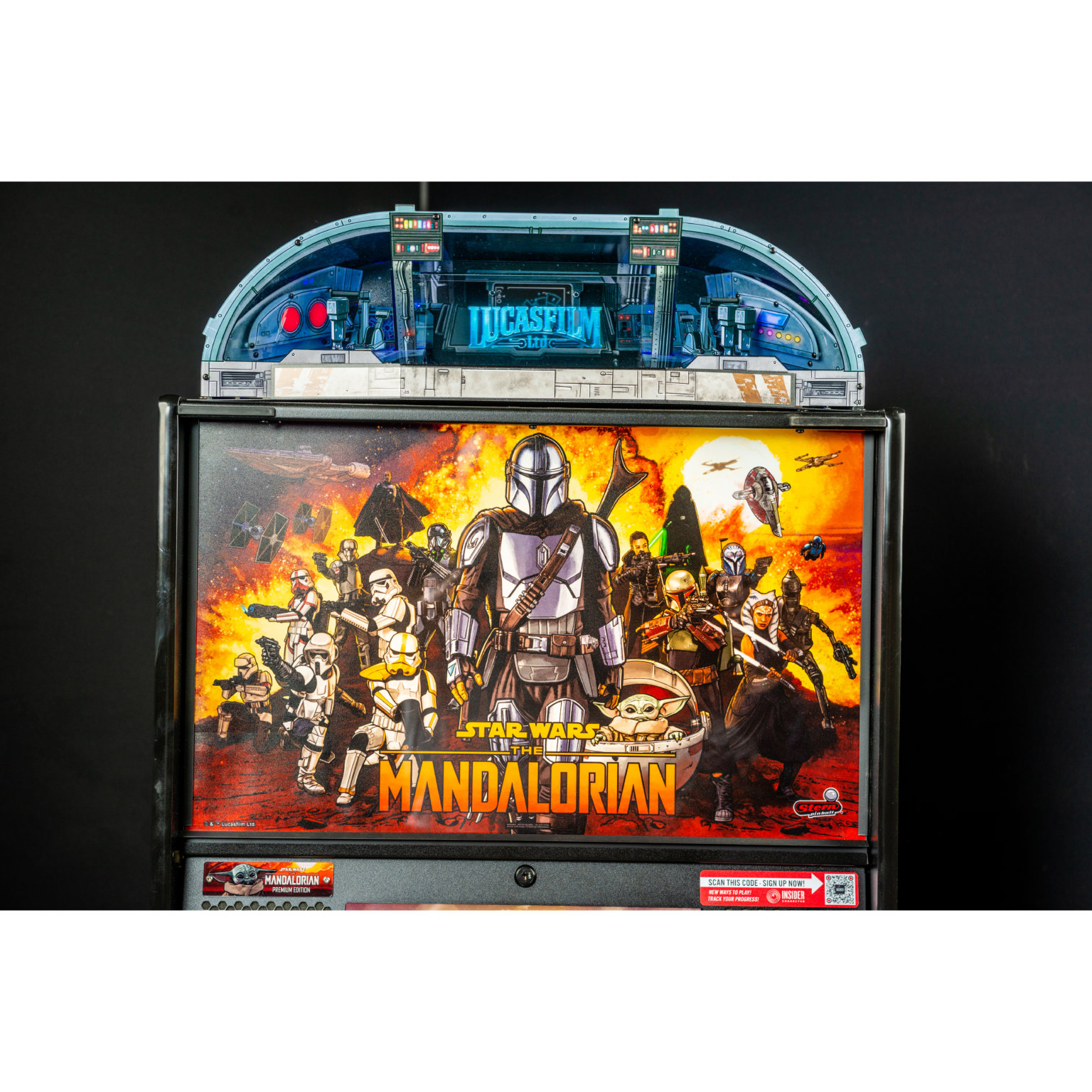Buy The Mandalorian Pinball Topper by Stern Online at $1999.99
