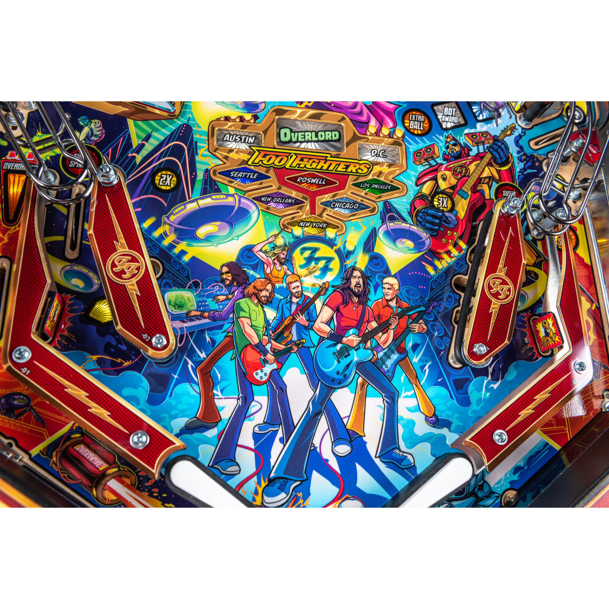 Buy Foo Fighters Premium Pinball Machine by Stern Online at $9499