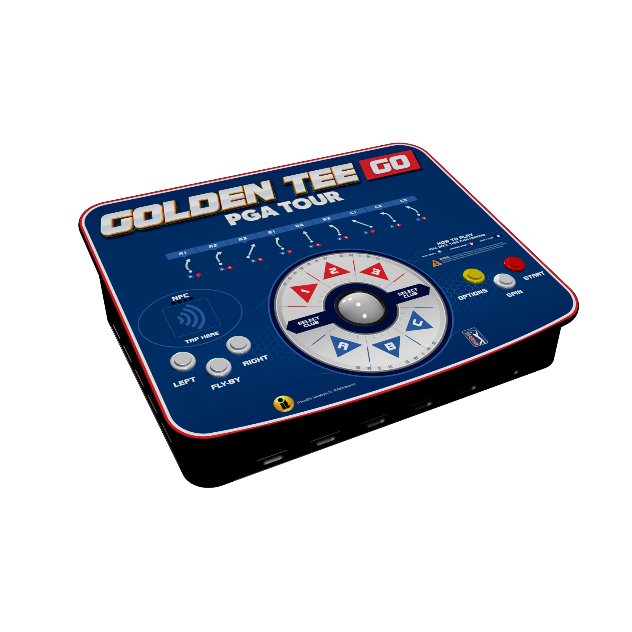 Buy Golden Tee PGA TOUR Go Portable Golf Arcade Game Online at $3299