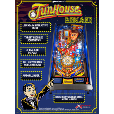Buy Funhouse Remake Pinball Machine - Classic Edition Online at $7999