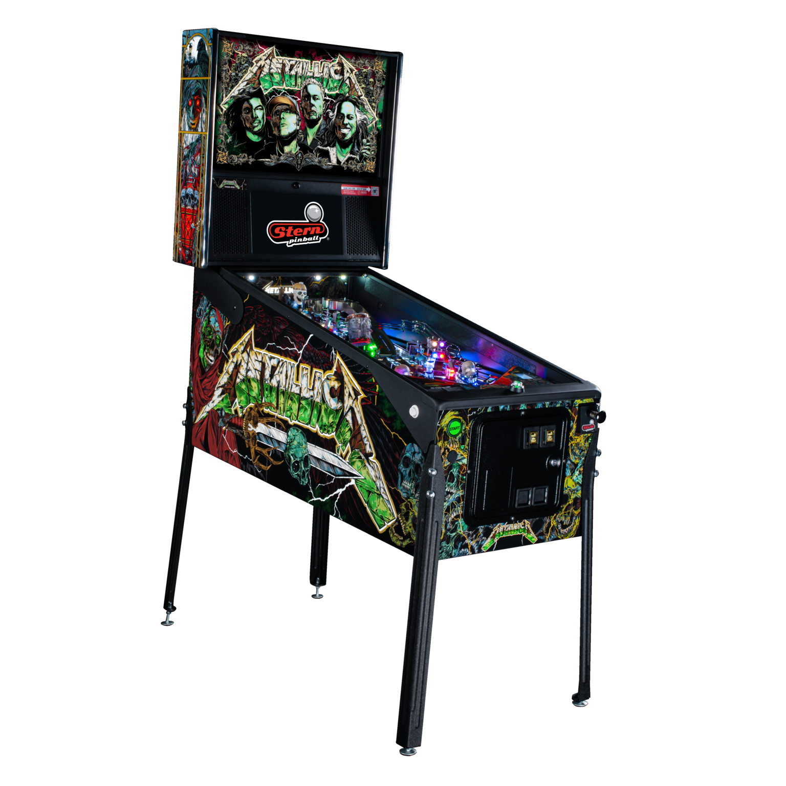 Buy Metallica Remastered Premium Pinball Machine by Stern Online at $9699