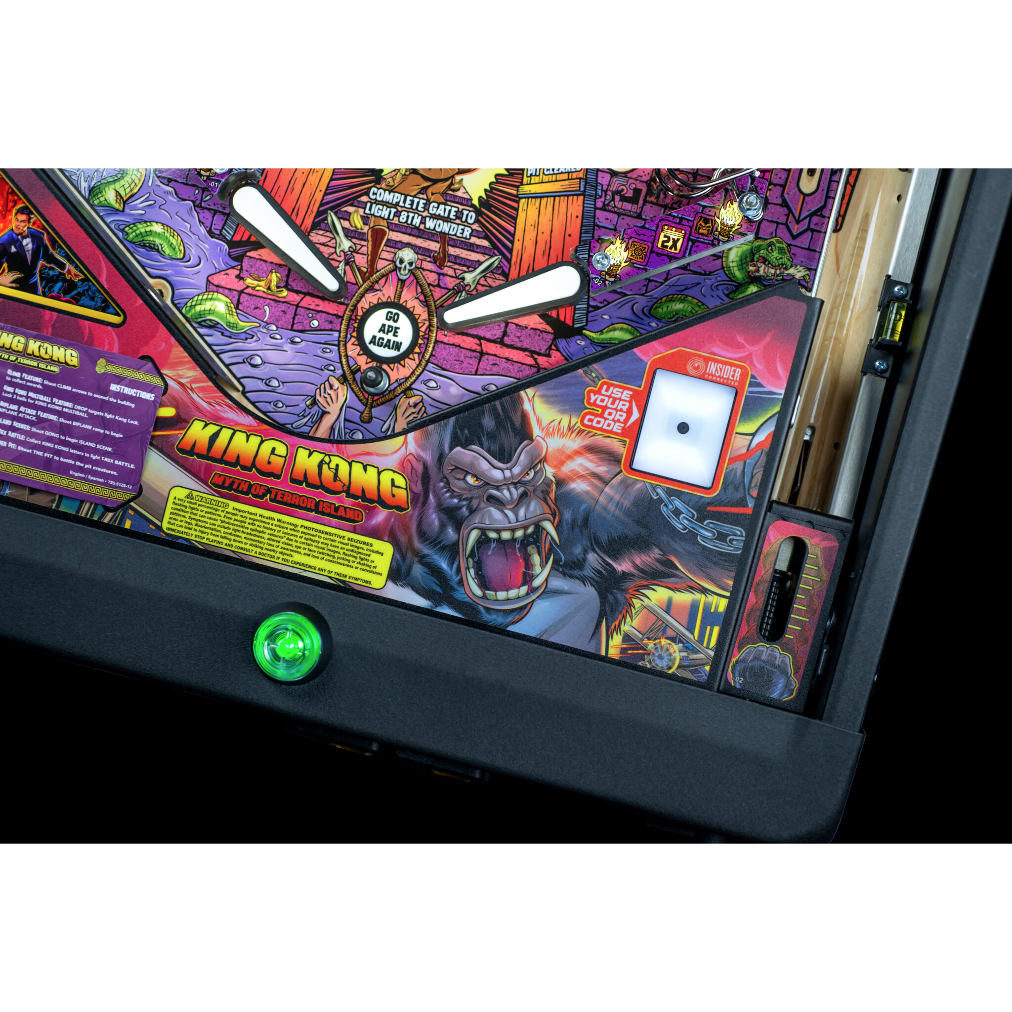 Buy King Kong: Myth of Terror Island Premium Pinball Machine by Stern ...
