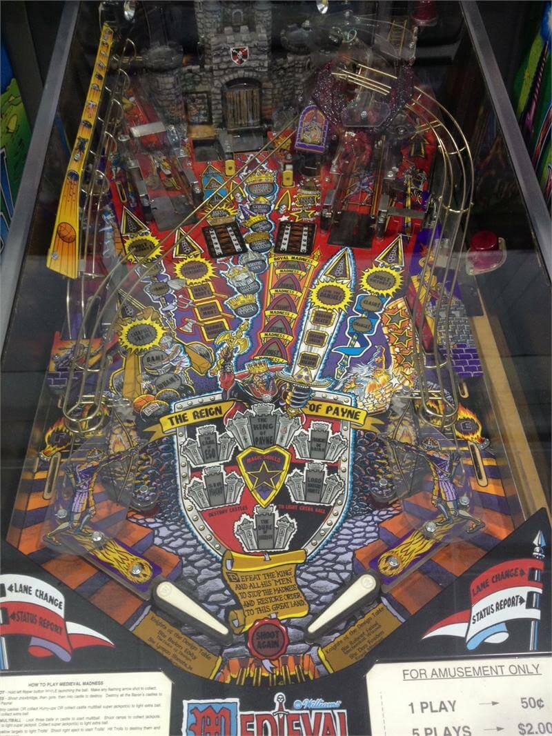 Buy Medieval Madness Pinball Machine by Williams Online at $15999