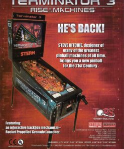 Buy Terminator 3 Pinball Machine by Stern Online at $7499